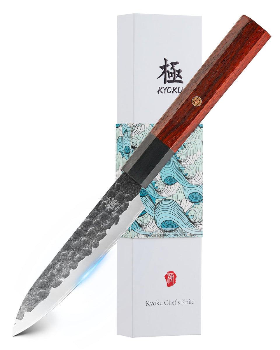 4.5" Utility Knife With Rosewood Handle | Kage Series – Kyoku Knives