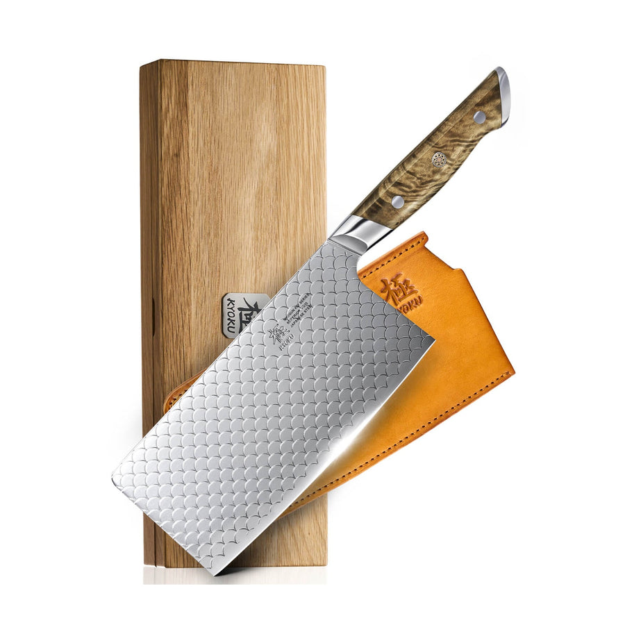 Kyoku Knife Koi Series with koi scale design – Kyoku Knives