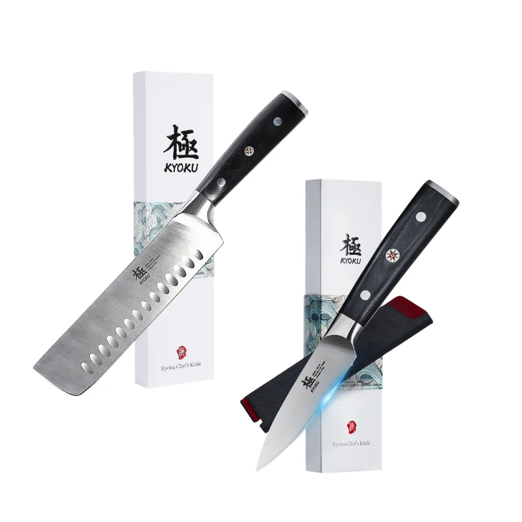 Bundle For Fruit Lovers, Nakiri Knife + Paring Knife| Samurai Series ...