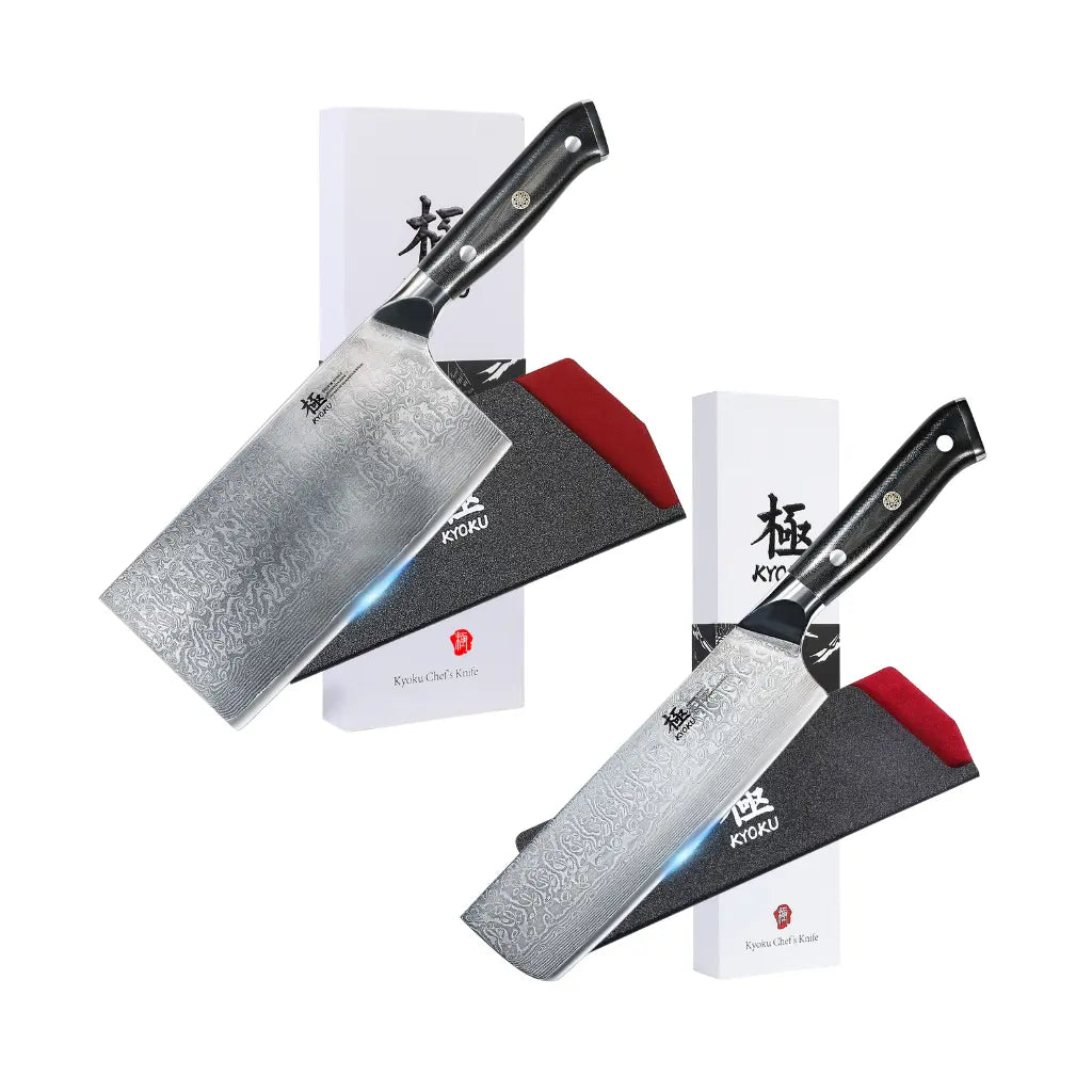 Bundle For Precision Chopping, Cleaver Knife+ Nakiri Knife| Shogun Ser ...