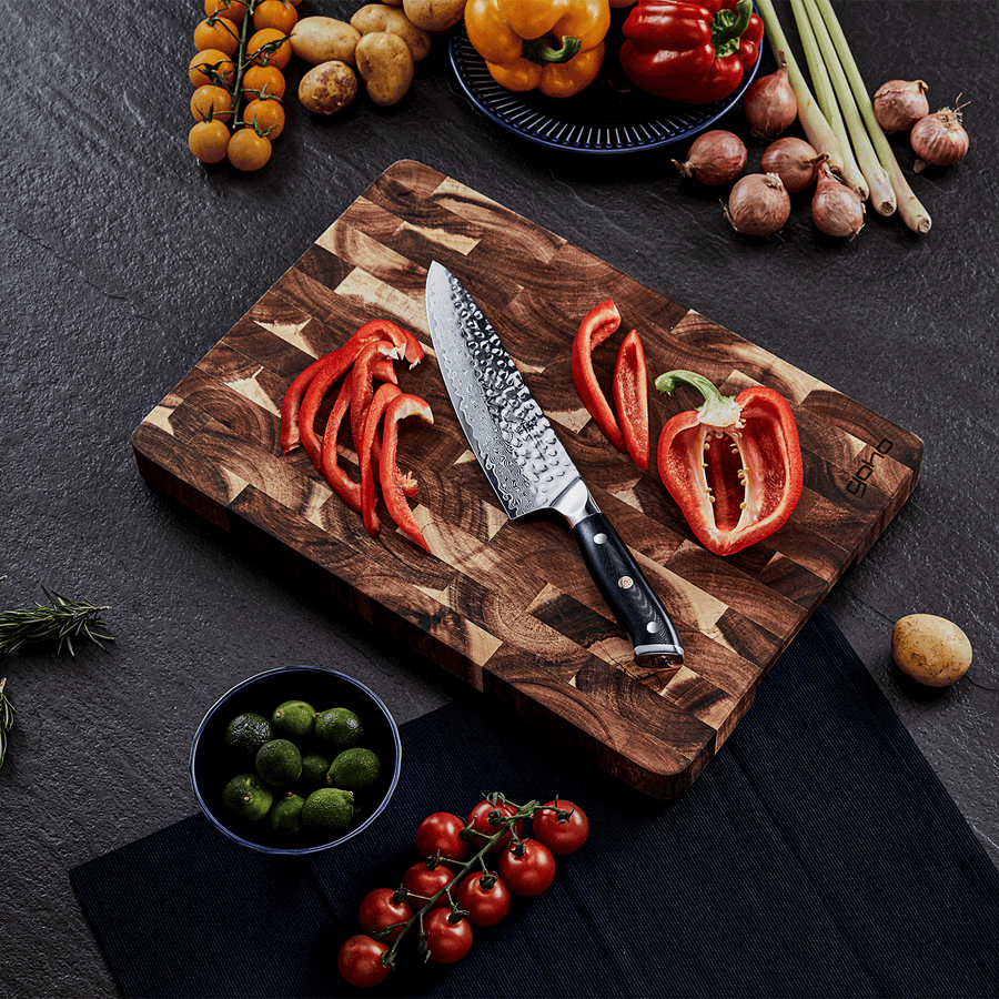 10″ Bullnose Butcher Knife for Chunky Raw Meat | Kyoku Knives